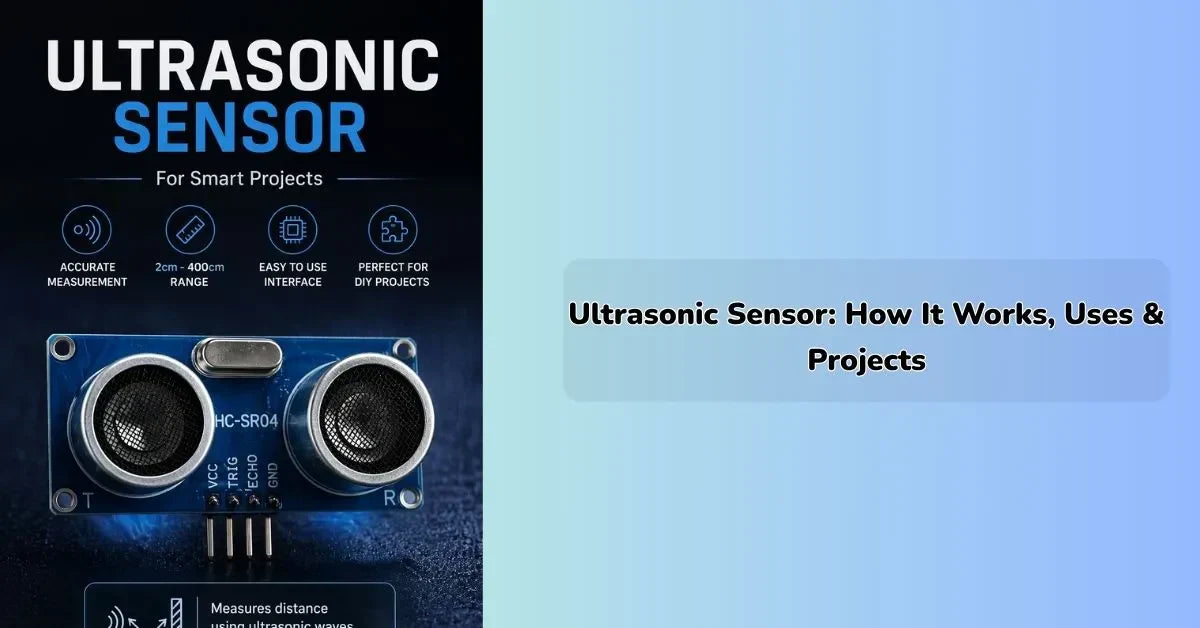 Ultrasonic Sensor: How It Works, Uses & Projects – IEM Robotics
