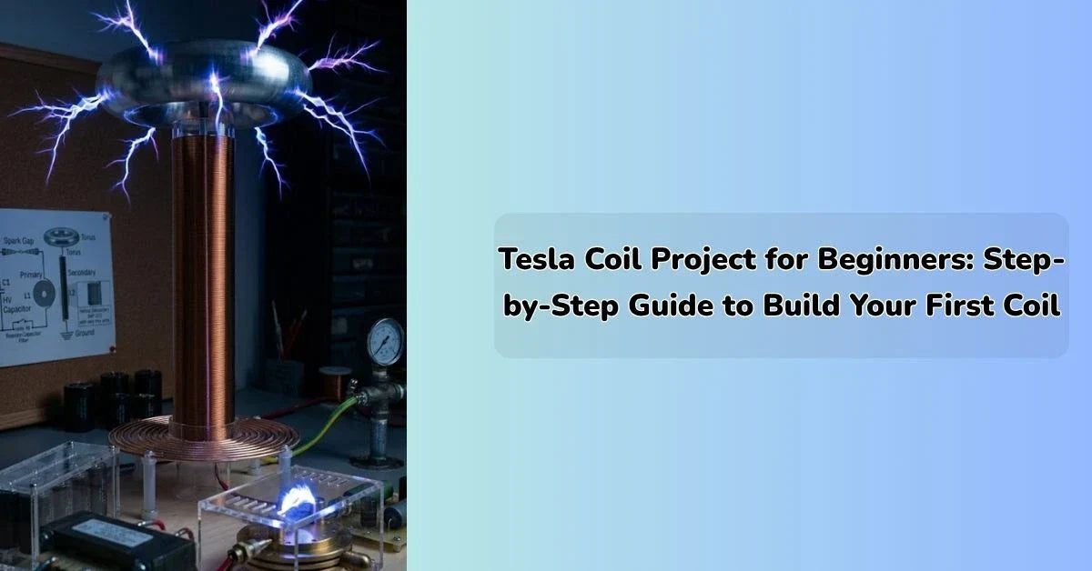 Tesla Coil Project for Beginners: Step-by-Step Guide to Build Your Fir ...