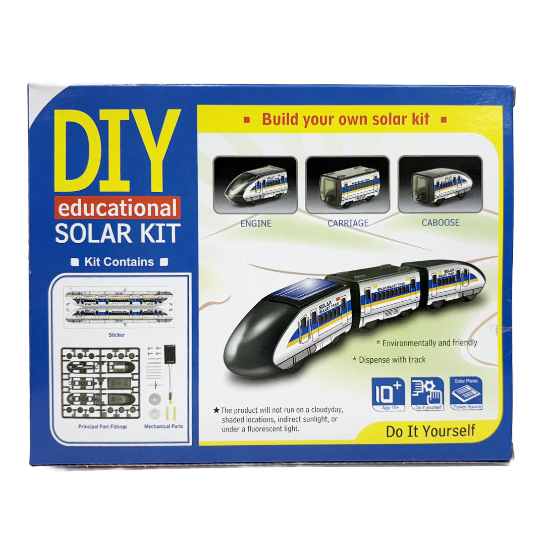 Solar Bullet Train | Educational DIY Solar Kit for Kids – IEM Robotics