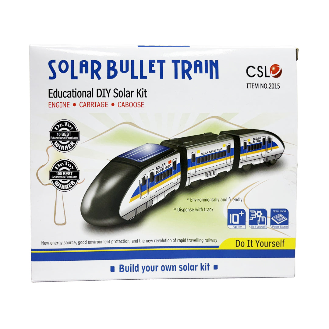 Solar Bullet Train | Educational DIY Solar Kit for Kids – IEM Robotics
